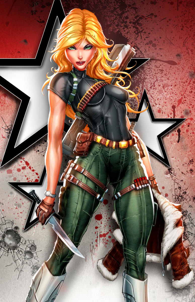 GI JOE #10 Cover Girl Spot Foil – Jamie Tyndall