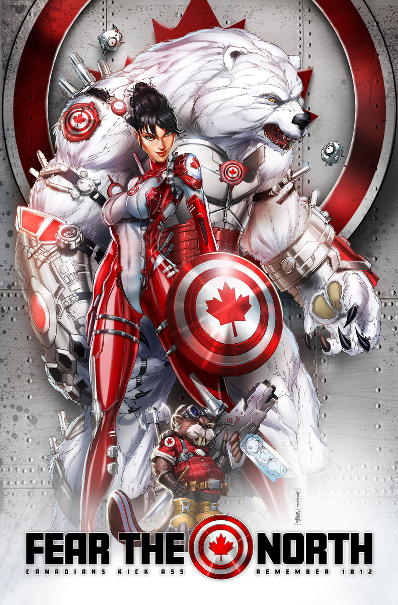 Captain Canada 2023 Fear The North Print – Jamie Tyndall