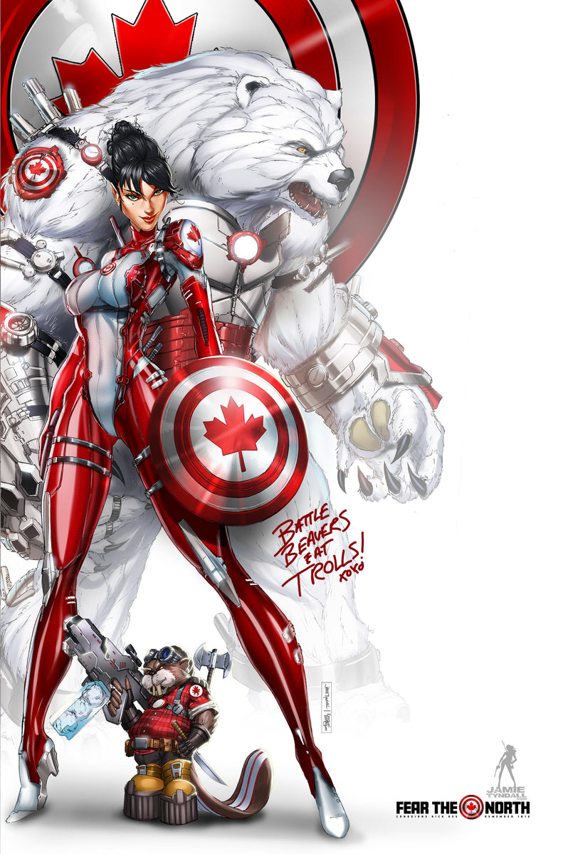 2023 Captain Canada Sketch Variant – Jamie Tyndall